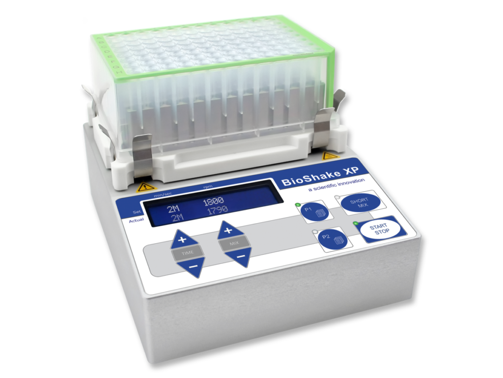 高效震盪混合器 BioShake XP - 精準調整轉速、時間2種參數 » 智聚生科技